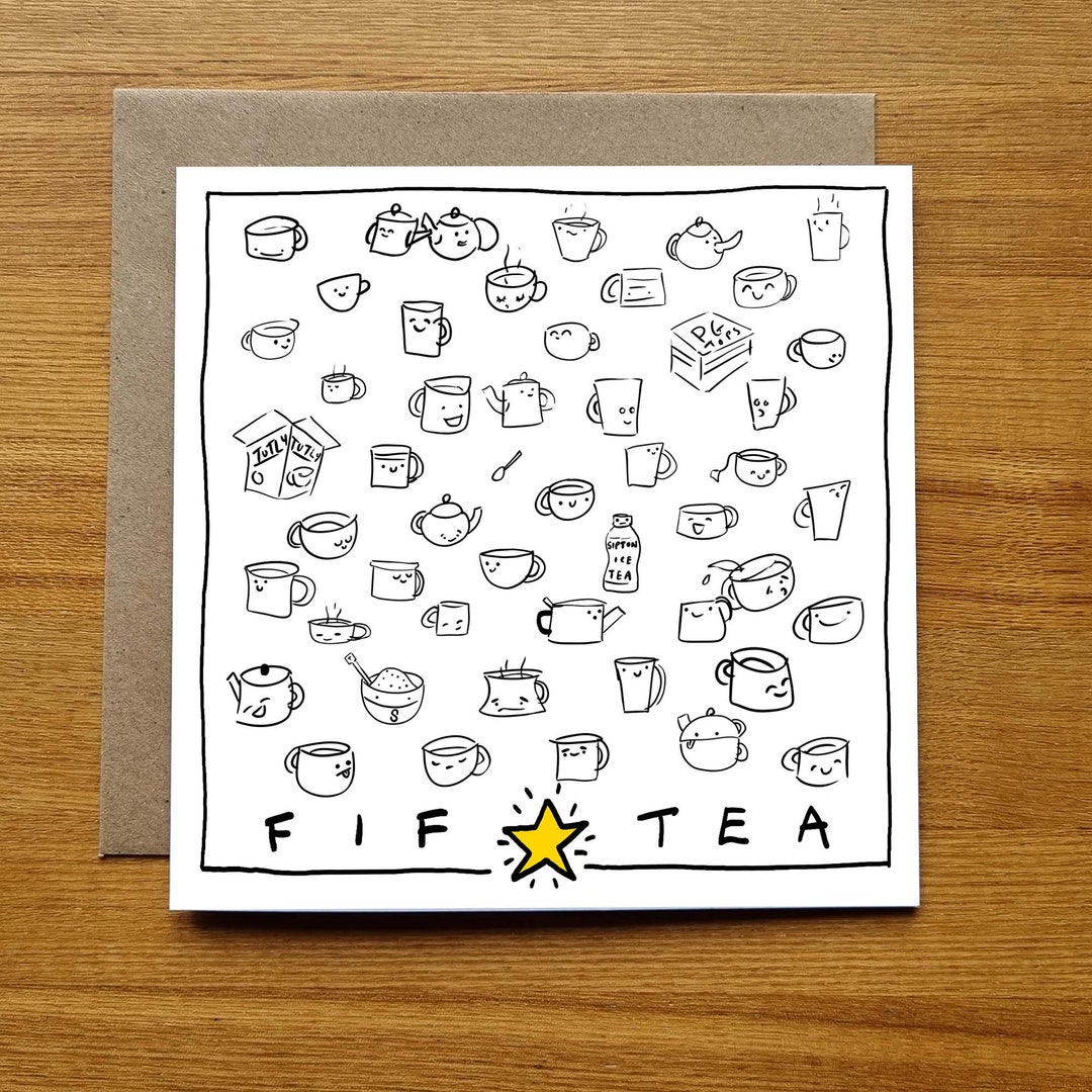 50th Birthday Card Tea Pun - Etsy UK