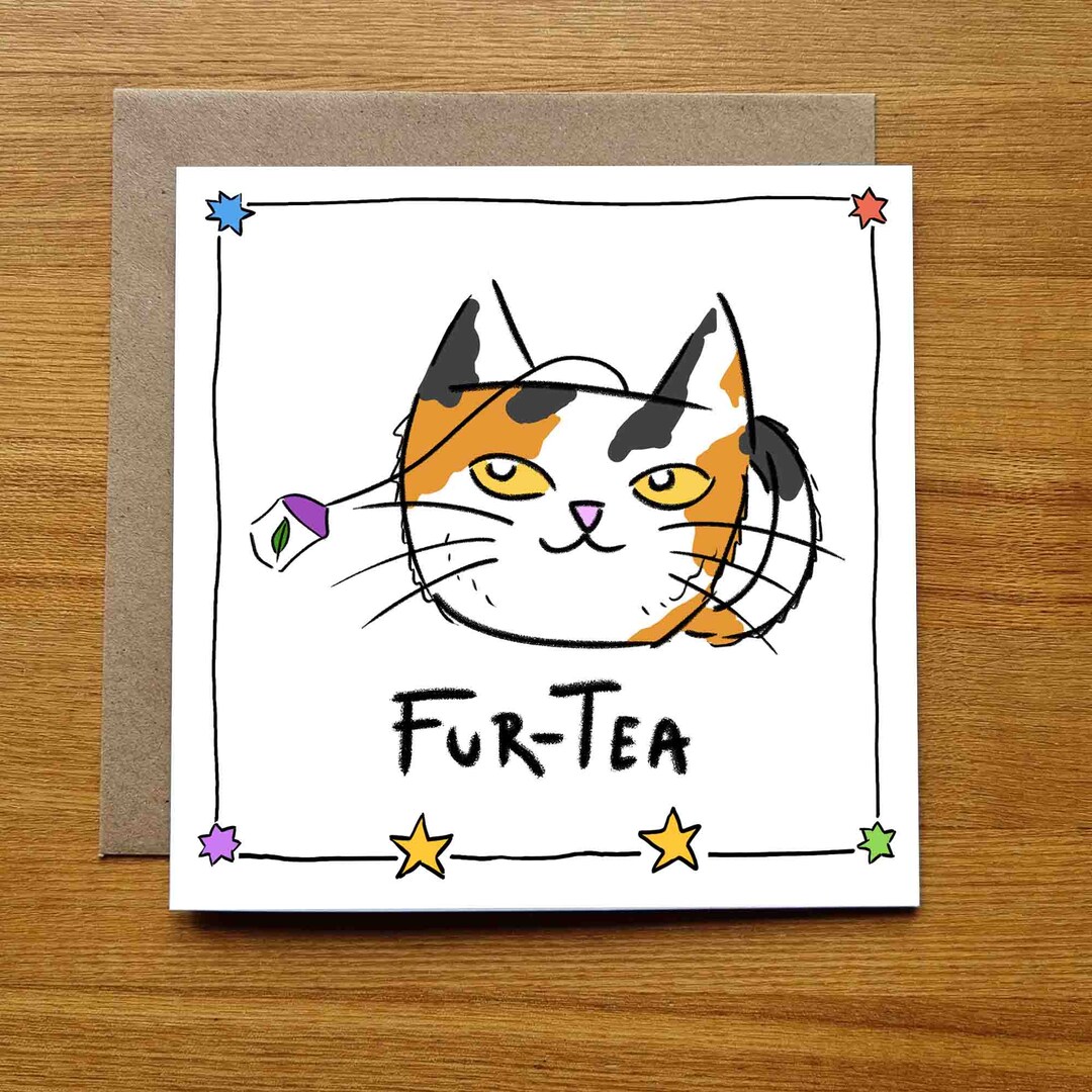 FUR-TEA - 30th Birthday Card - Choose Your Cat - Etsy