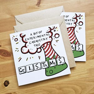 Funny Science Christmas Card - Chemistry - Science Teacher Chemistry ...