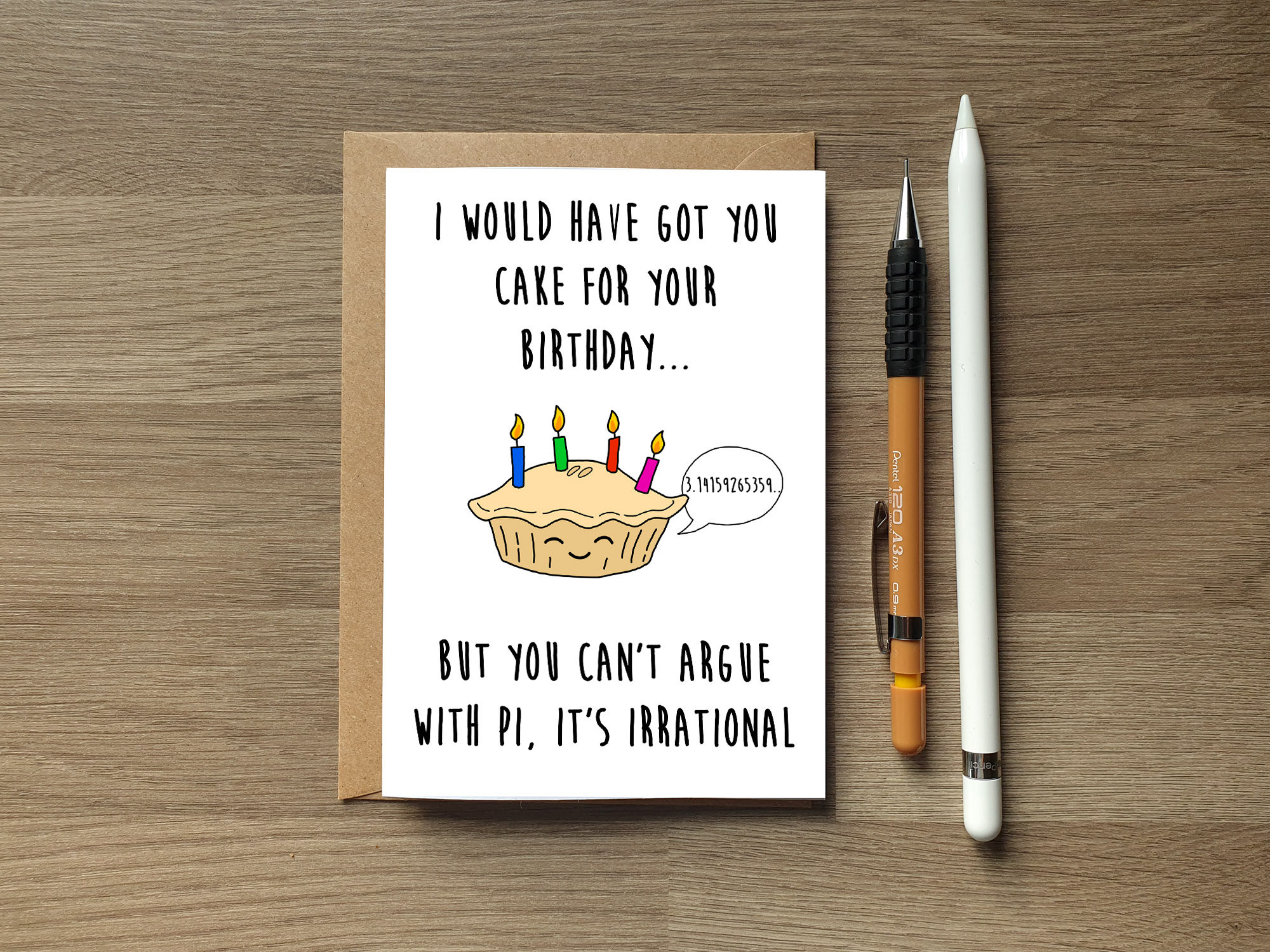 Funny Maths Birthday Card Card for Mathematicians Maths - Etsy UK