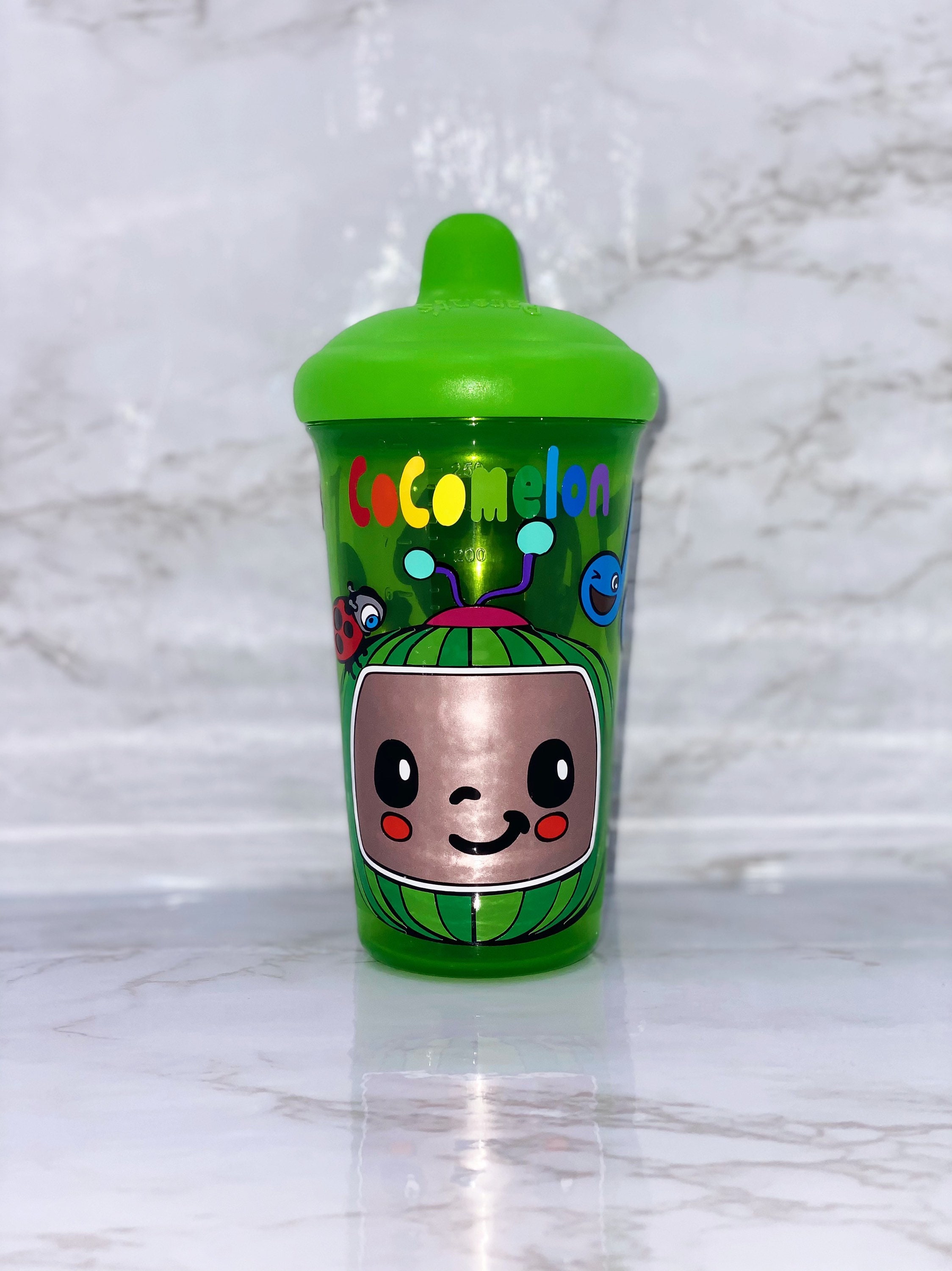 Drink & Barware Cocomelon sippy Drinkware Tumblers & Water Glasses etna ...
