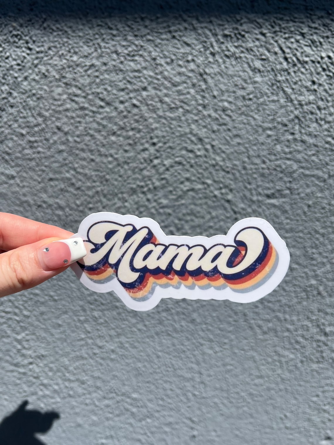 Retro Mama Sticker - Etsy