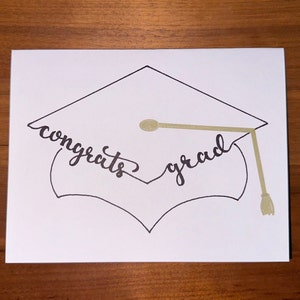 Congrats Grad Card | Hand Drawn With Personalized Envelope ...