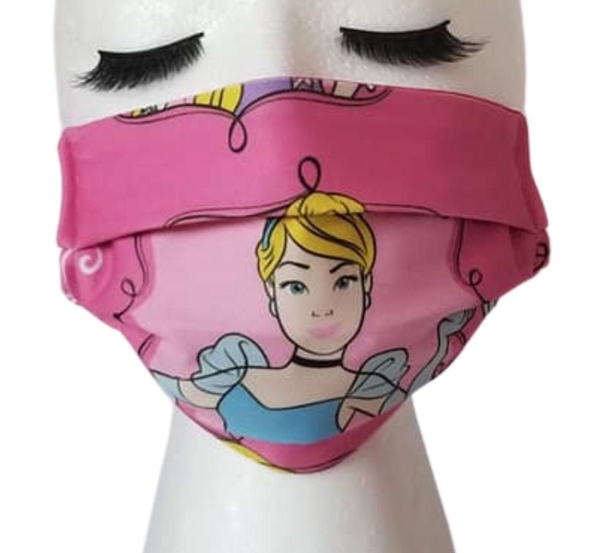 Disney Princesses masks Cinderella face masks Rapunzel face | Etsy
