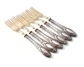 Solid Silver Silverware Set - Etsy