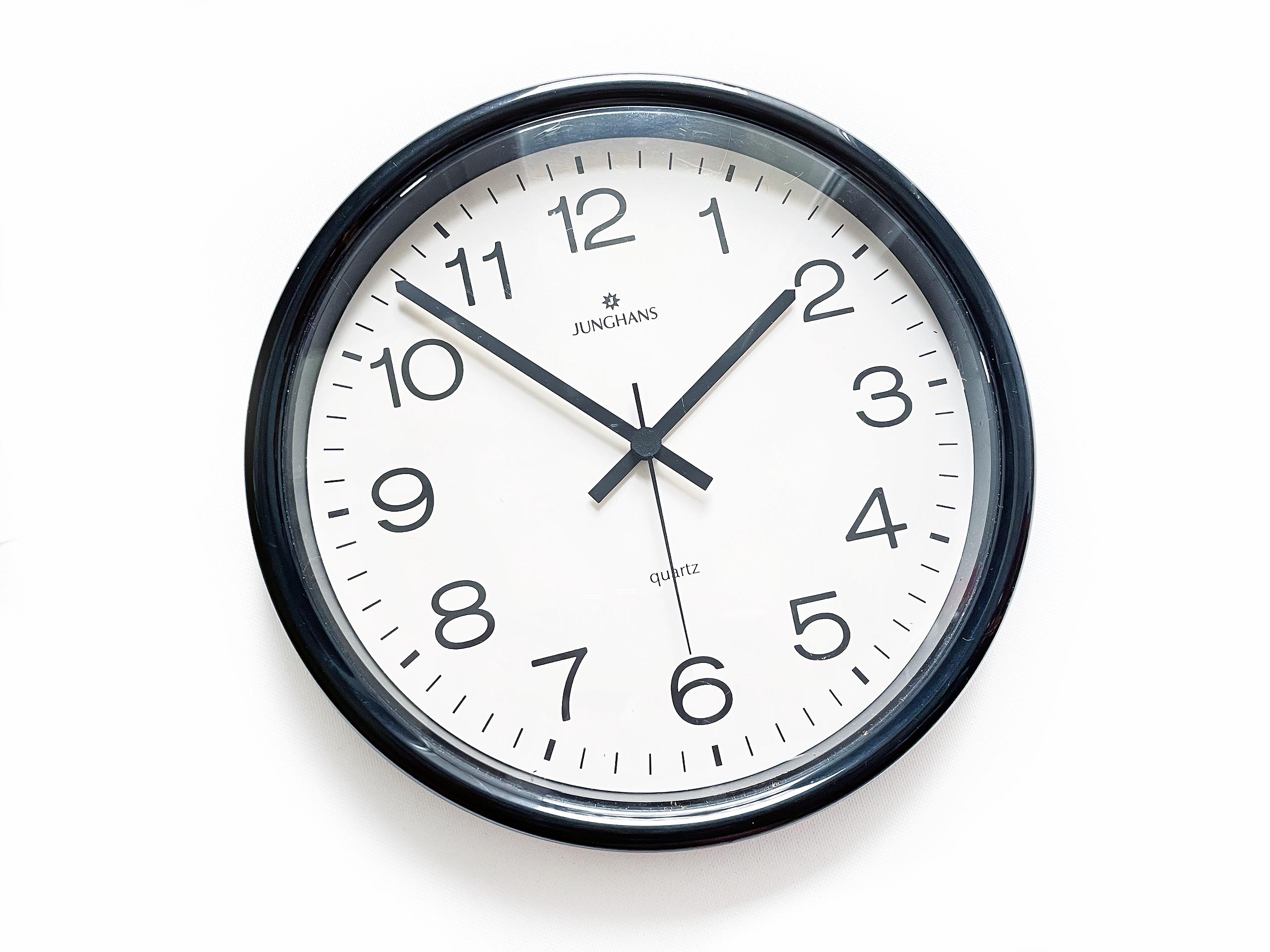 Postmodern JUNGHANS Quartz Clock 1980s GERMANY Space Age Clock, Pop Art ...
