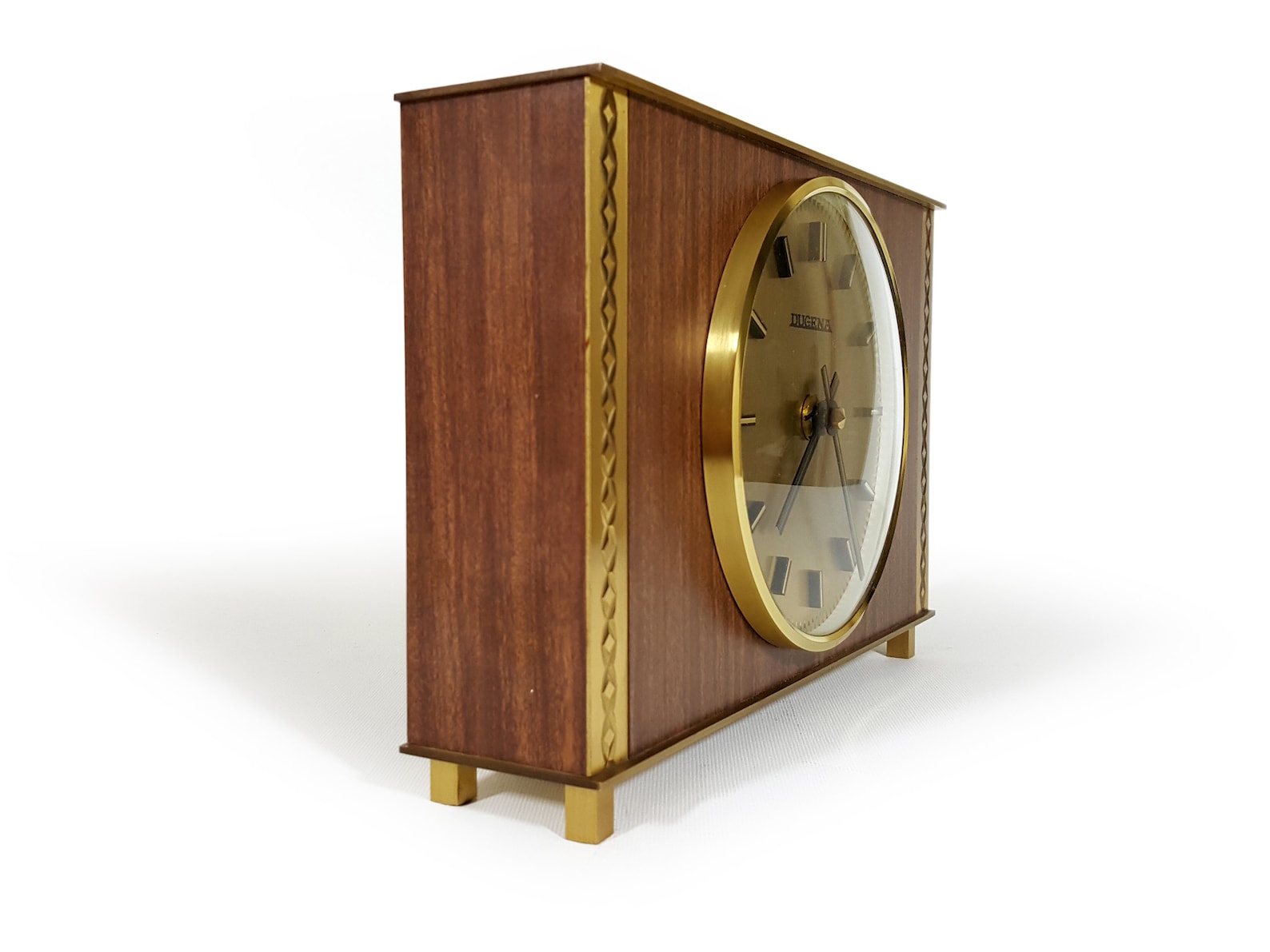 Mid Century Modern DUGENA Desk Clock / MODERNIST Bauhaus MCM - Etsy