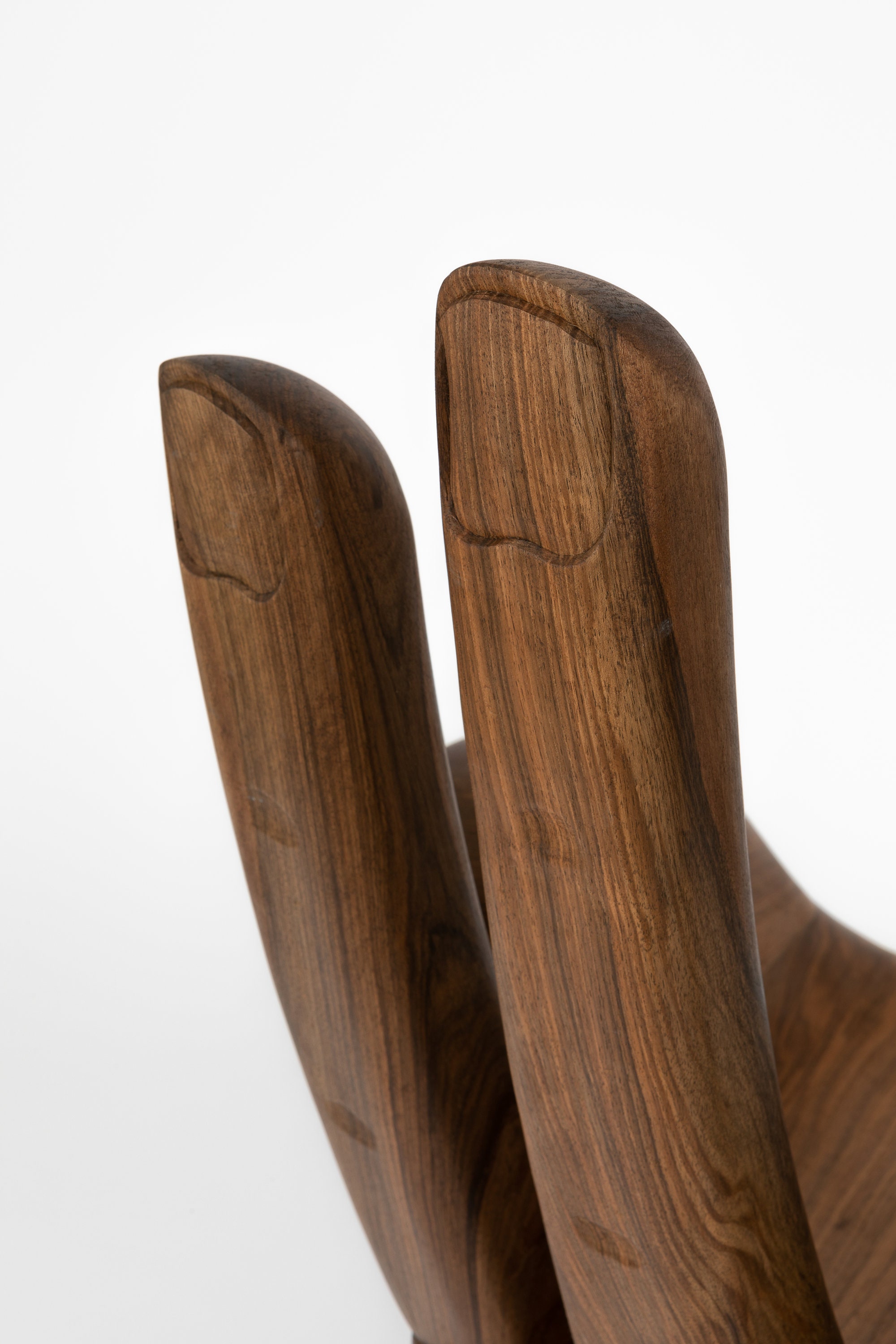 Handcrafted Solid Walnut Wood Swivel Hand Chair - Etsy UK