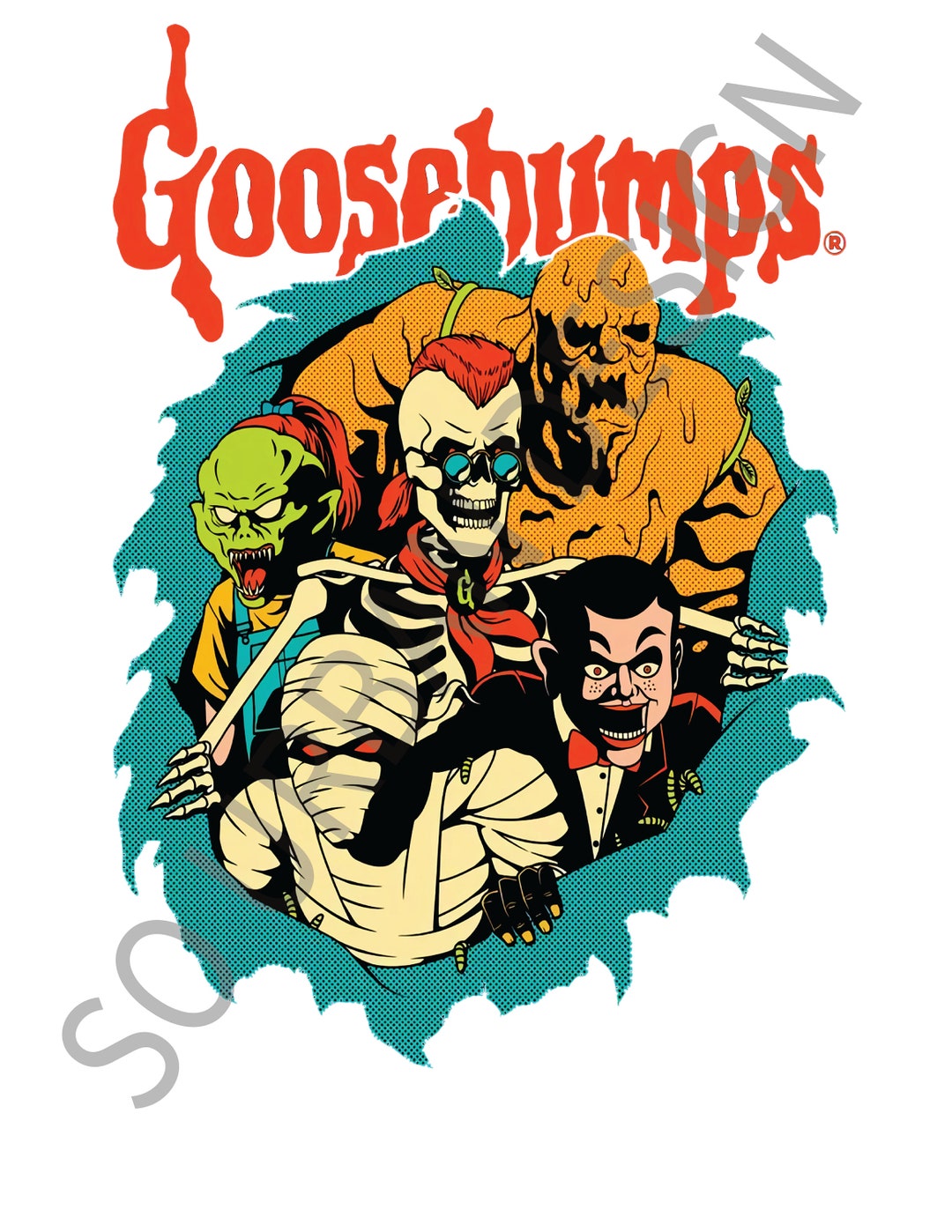 Goosebumps PNG File - Etsy