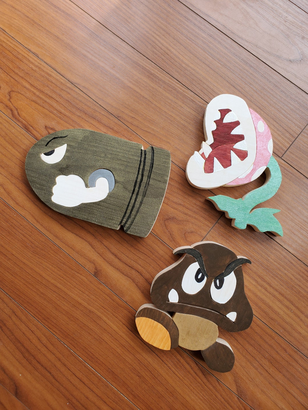 Mario Themed Wood Art - Etsy