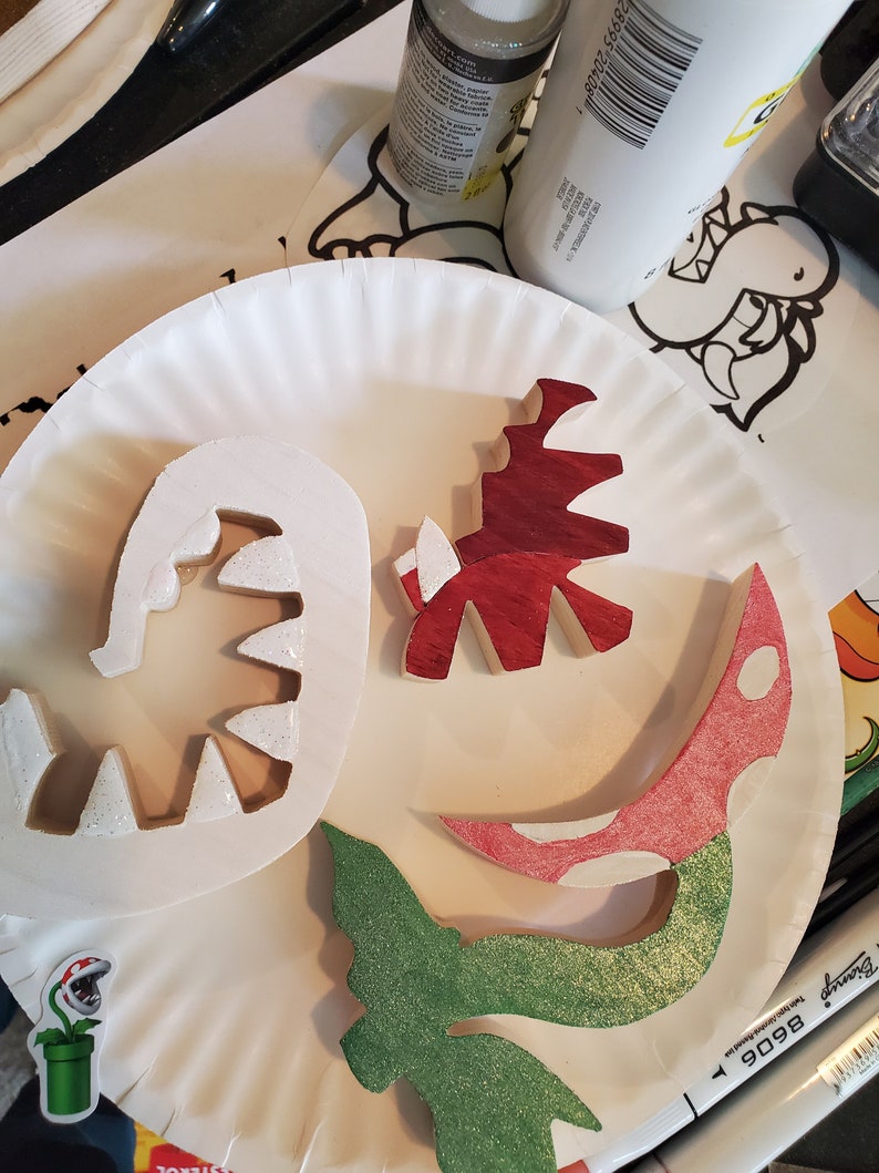 Mario Themed Wood Art | Etsy