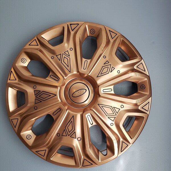Hubcap Art - Etsy