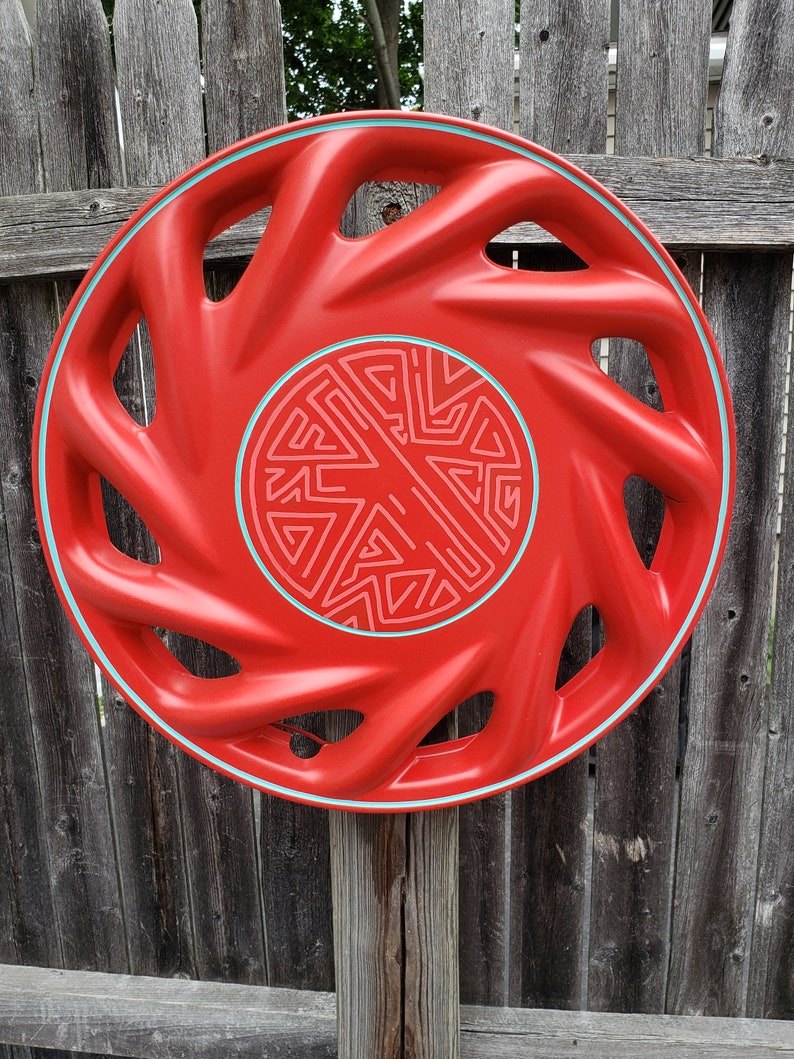 Red Sunstar Hubcap - Etsy