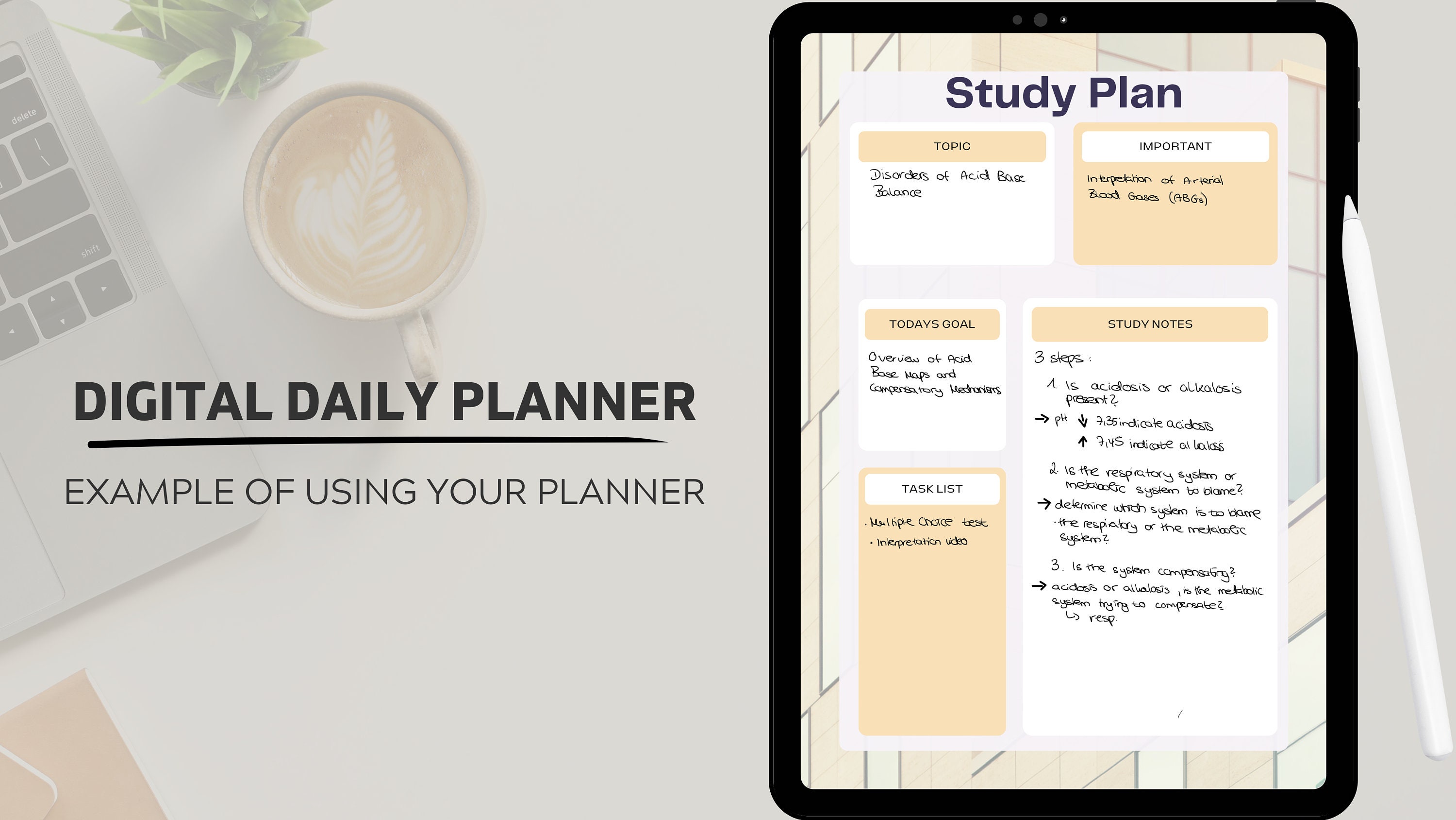 Digital-study-planner, Goodnotes Planner, PDF, College-planner, Instant ...