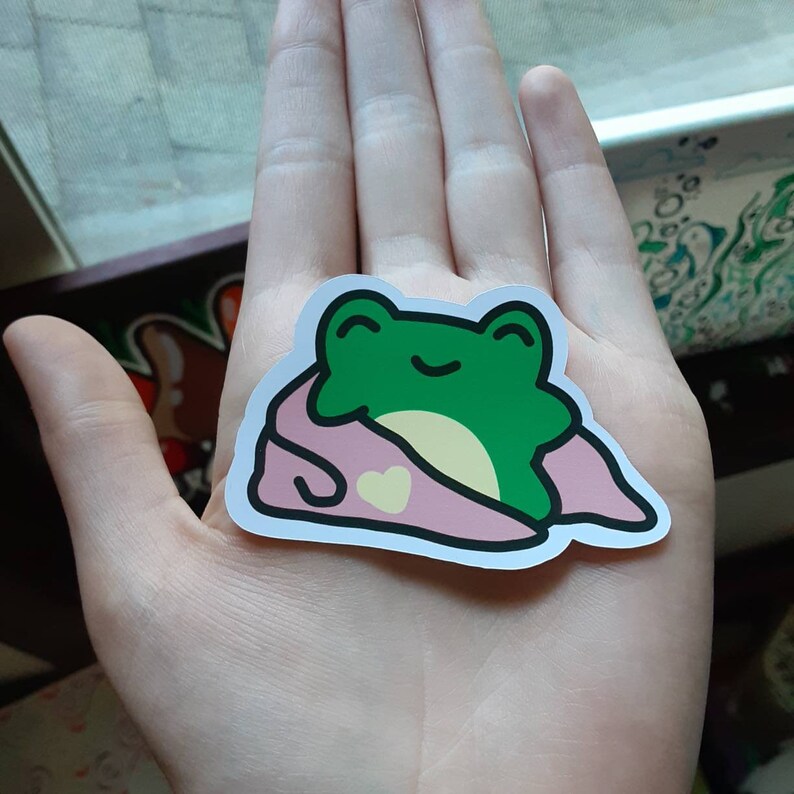 Frog Friends Stickers Pack of 3 - Etsy