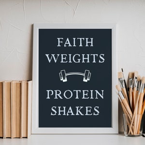 Fitness Motivation, Wall Art, Gym Decor, Inspirational Quotes, Body ...