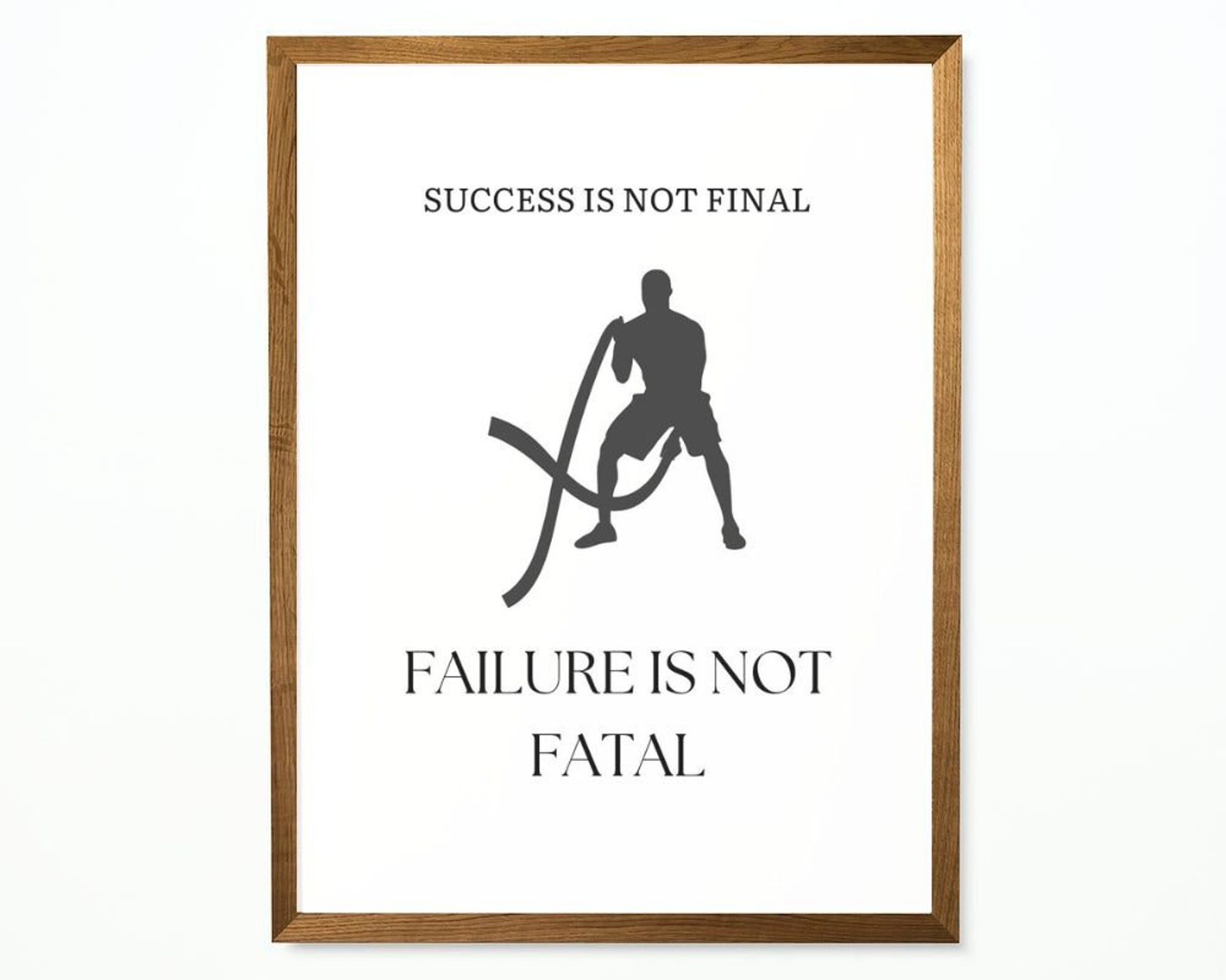 Fitness Motivation, Wall Art, Gym Decor, Inspirational Quotes, Gift for ...