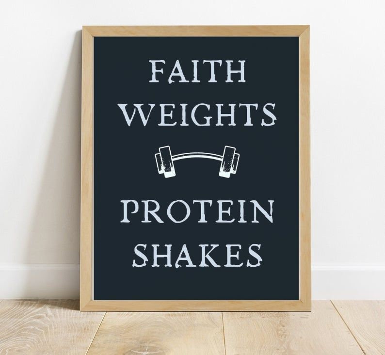 Fitness Motivation, Wall Art, Gym Decor, Inspirational Quotes, Body ...