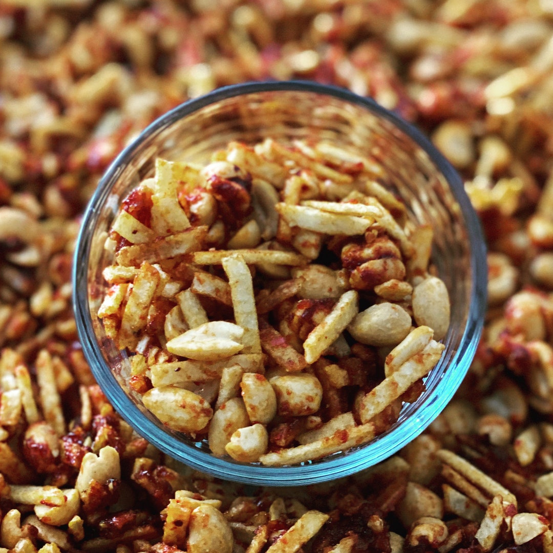 Spicy Peanut-potato Snack: Savory Crunch (12 Oz) - Etsy