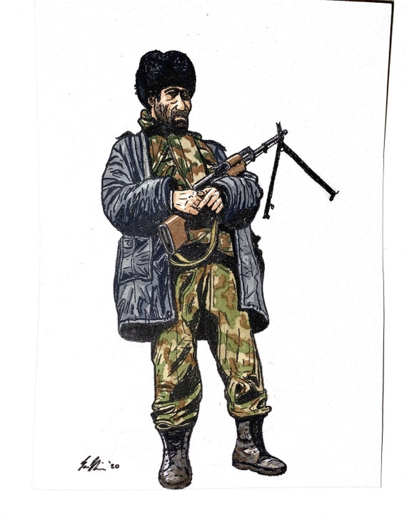 Spetsnaz Soldier Drawing
