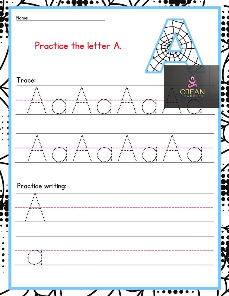 My Alphabet Practice Sheets| Downloadable | Printables | Pre-schoolers ...