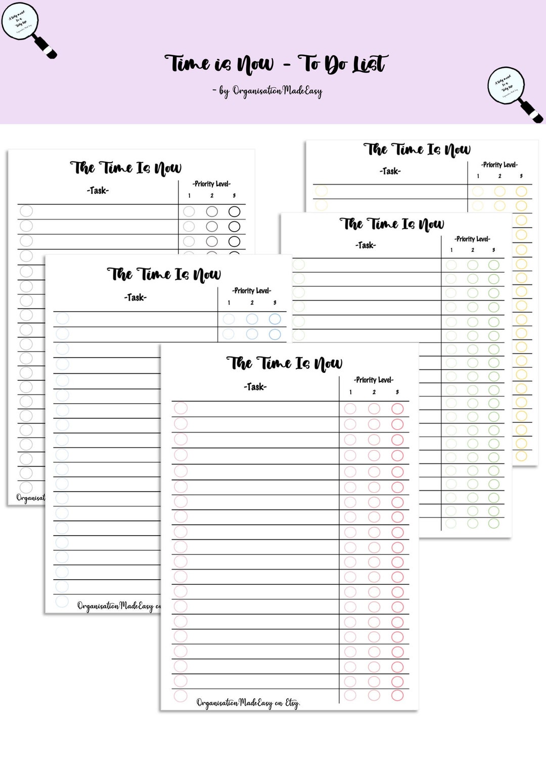 The Time is Now to Do List | Printable | Digital - Etsy