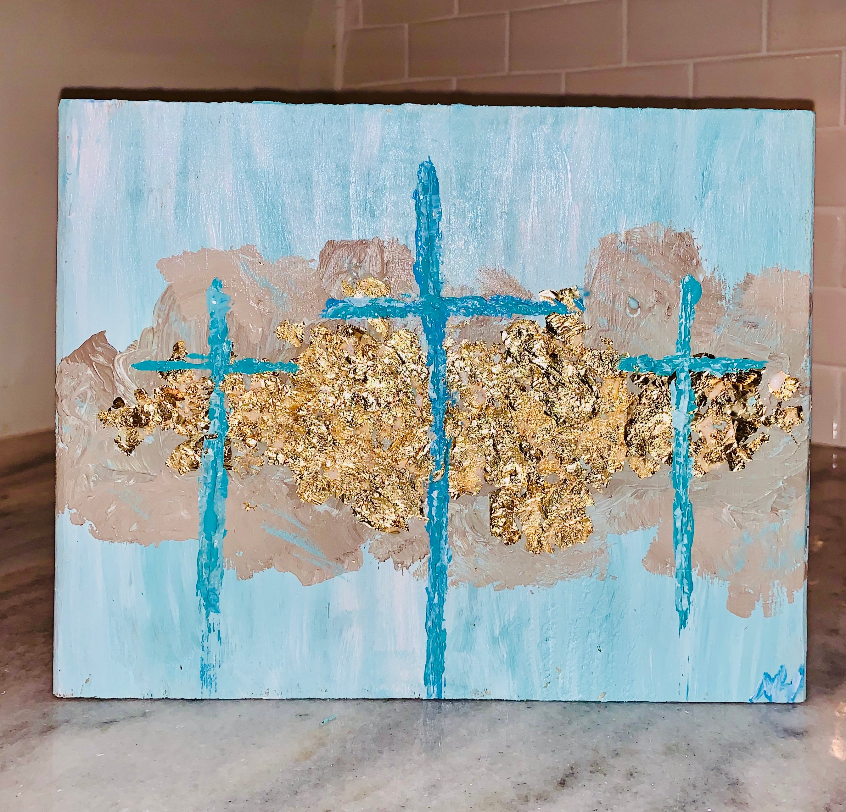 Wood Block Painting - Etsy