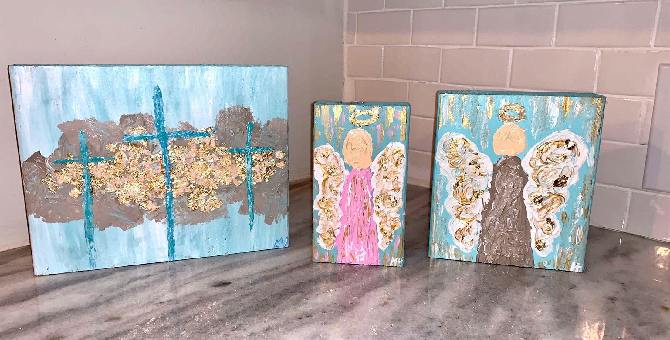 Wood Block Painting - Etsy