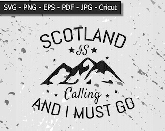 Scotland is Calling Svg - Etsy
