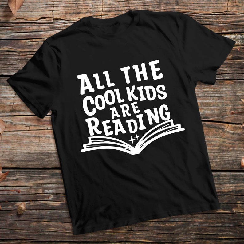 All the Cool Kids Are Reading Svg, Png, Eps, Svg, Jpeg Digital Files ...