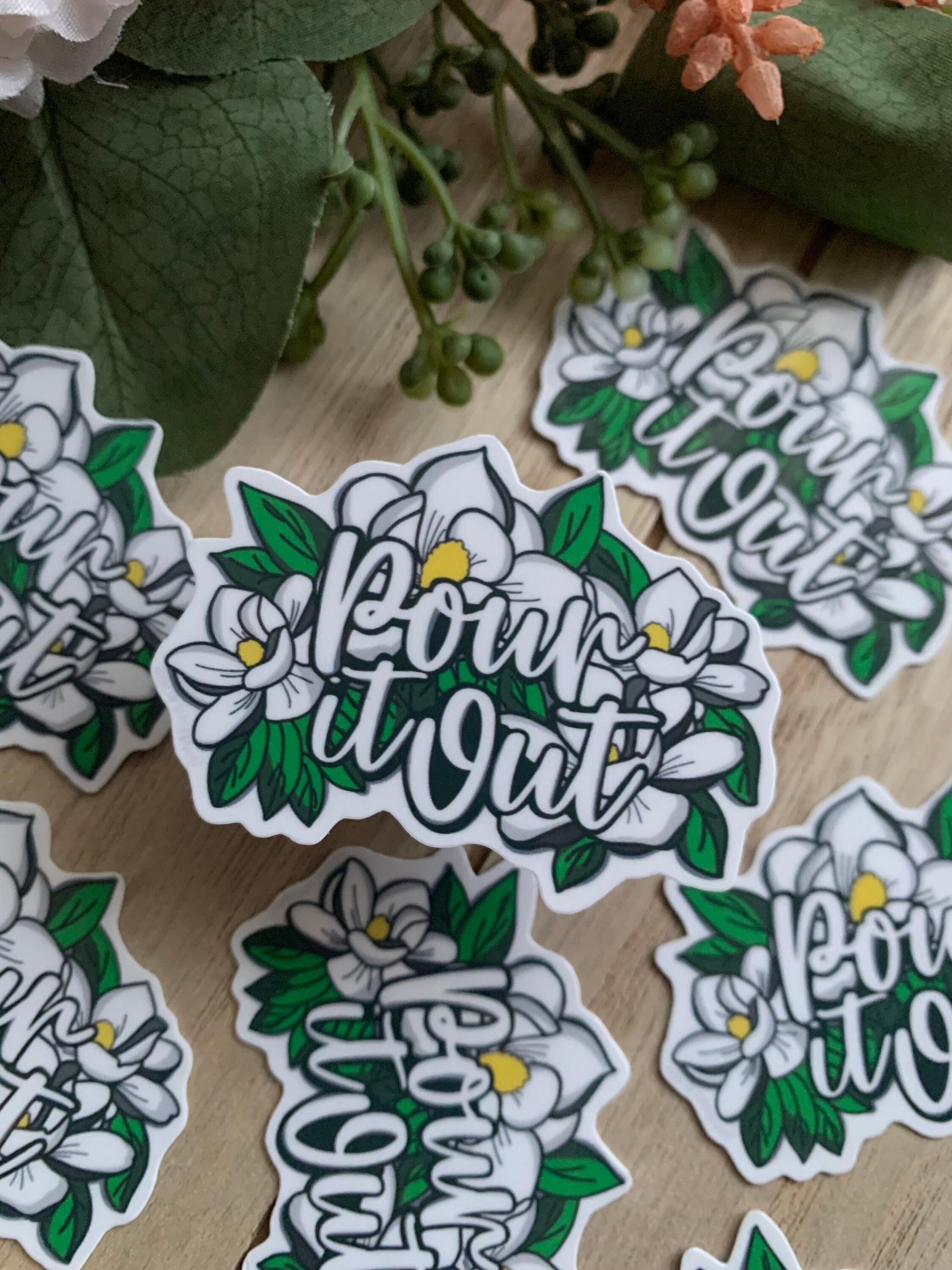 Sweet Magnolias Pour It Out Sticker Etsy