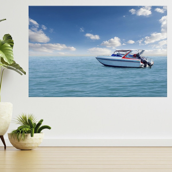 Boat Wall Decal - Etsy UK