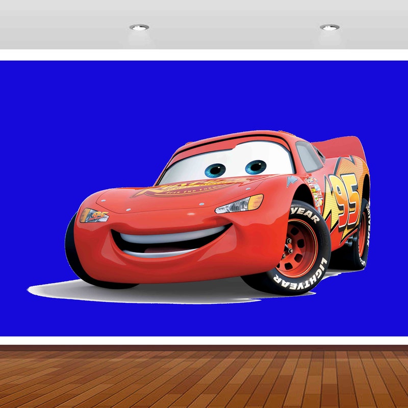 Lightning mcqueen iron on decals - Etsy.de