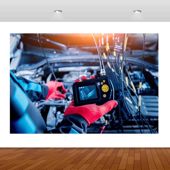 Vehicle Diagnostics Garage Mechanic Tools 3D Vinyl Sticker | Etsy