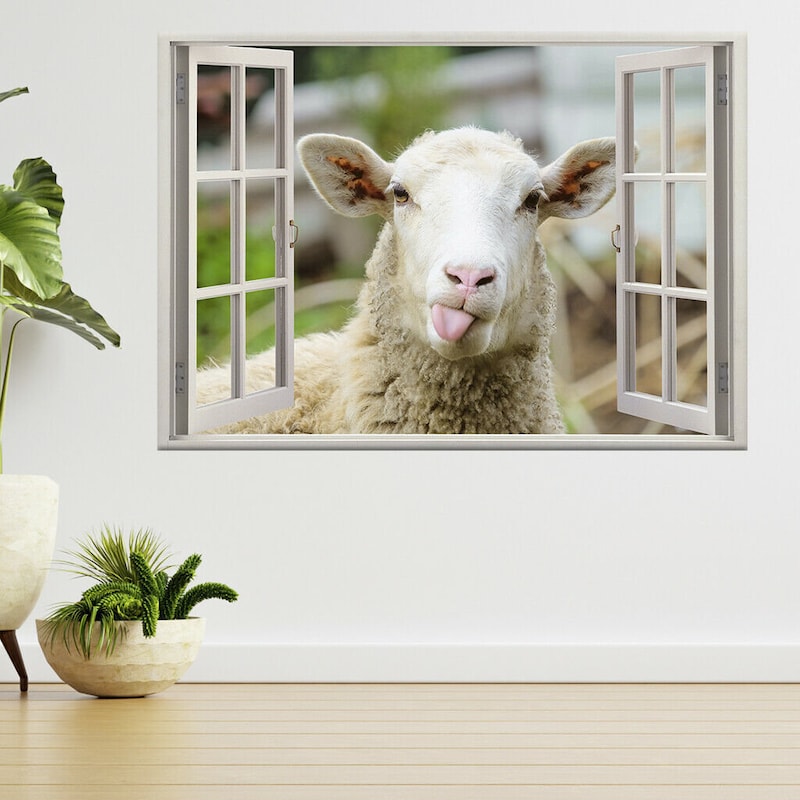 3d Window Wall Decal - Etsy