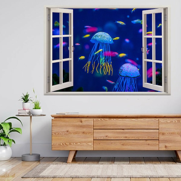Aquarium Window Decal - Etsy