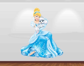 Princess Fairies Rainbow Wall Decal Sticker Mural Poster Print - Etsy