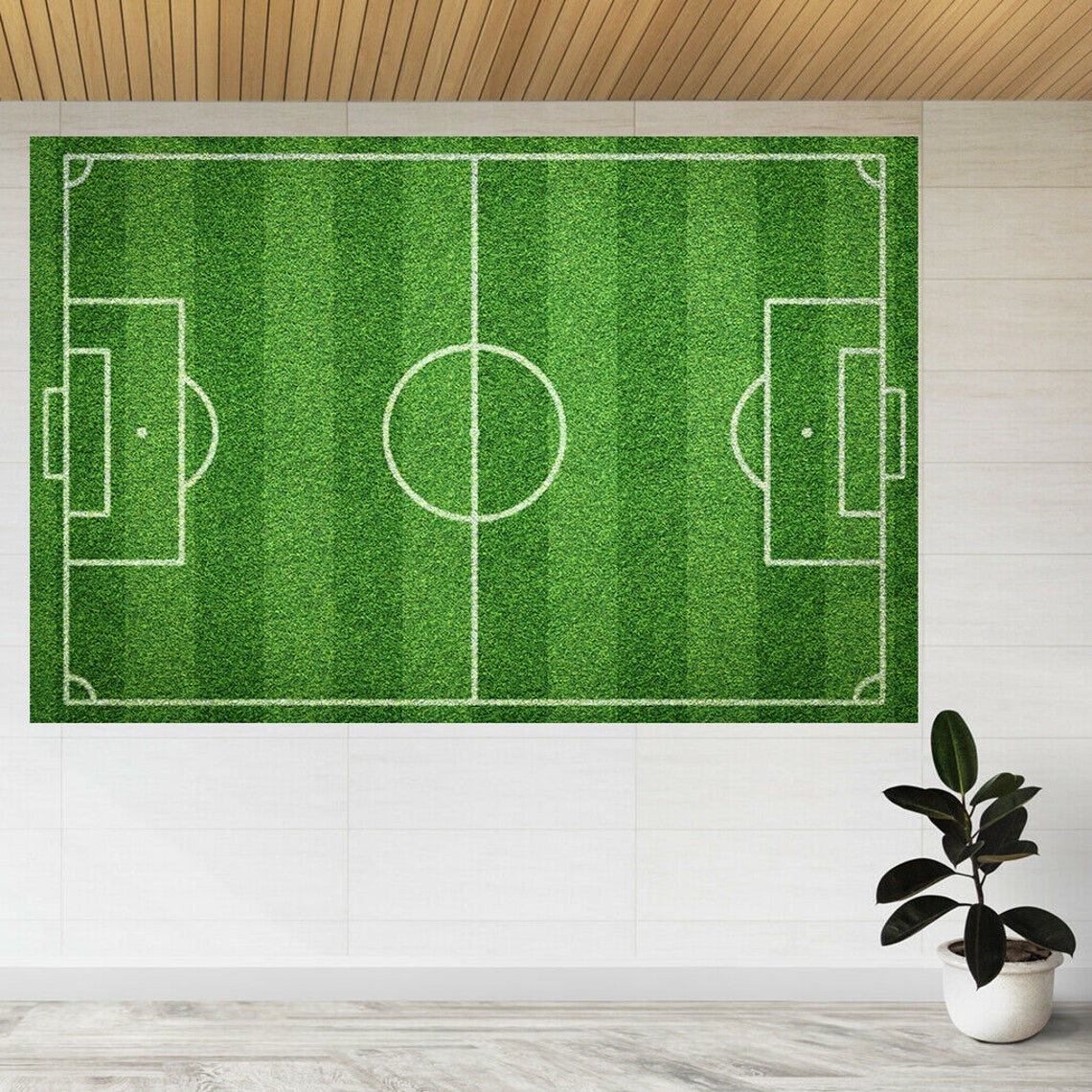 Soccer Field, Football Field 3d View Wall Sticker Poster Decal A802 - Etsy