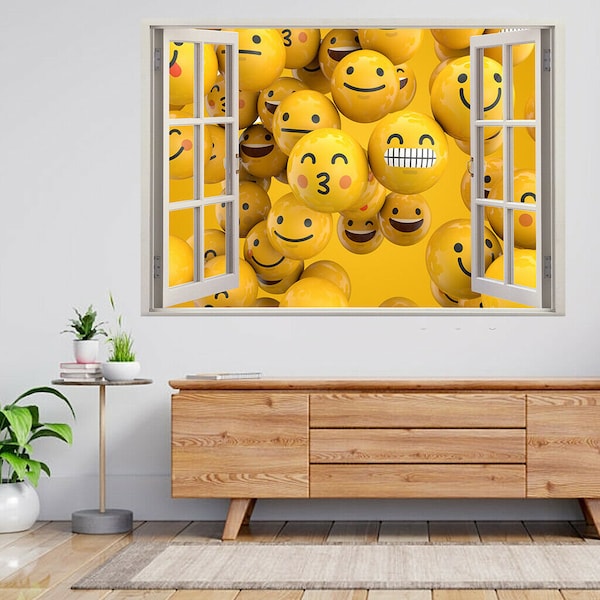 Emoji Wall Decal - Etsy