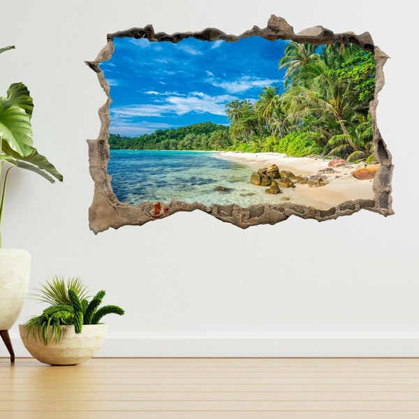 Beach Wall Decal - Etsy