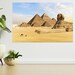 Pyramids of Giza & Sphinx, Egypt 3d View Wall Sticker Poster Decal A991 ...