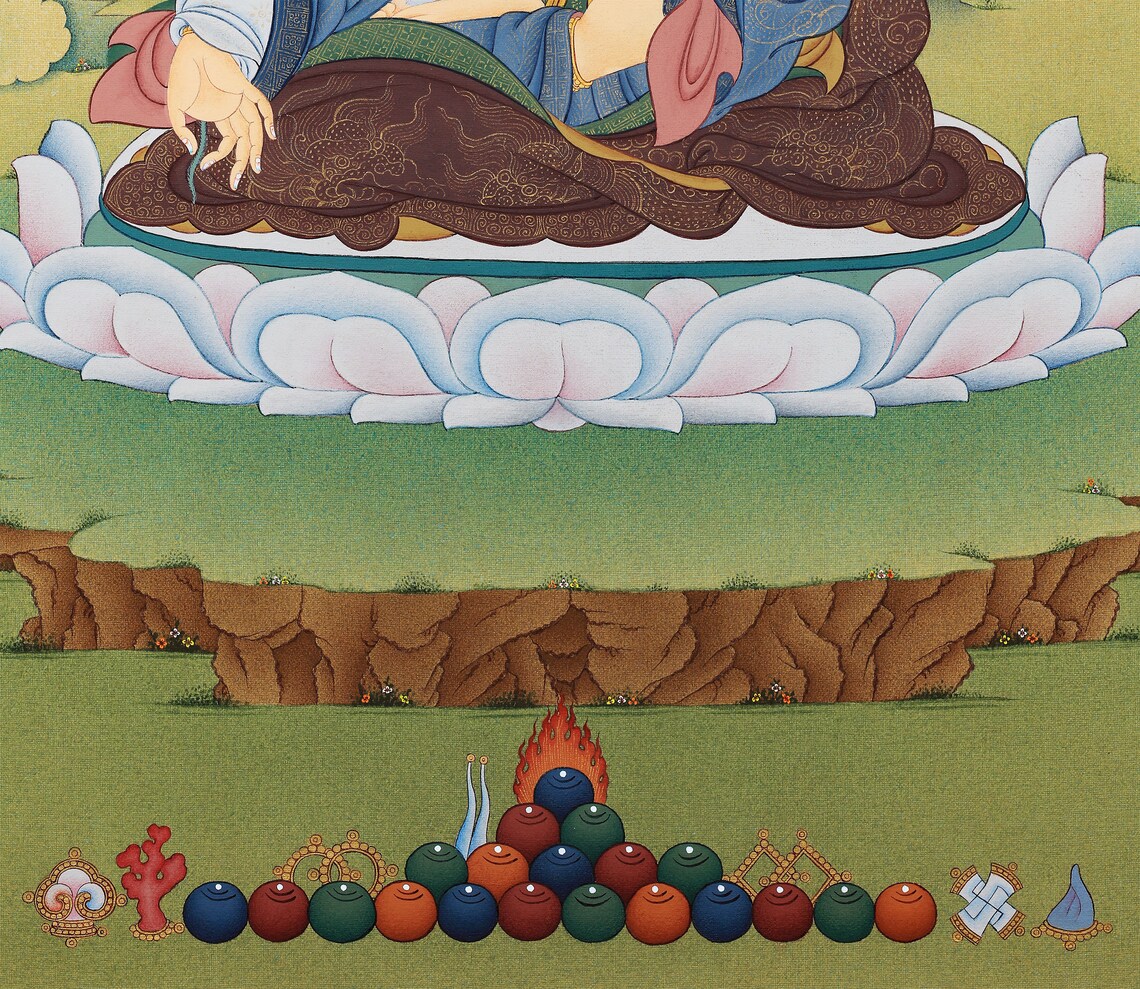 Yuthok Thangka Print Tibetan Buddhist Master Art - Etsy