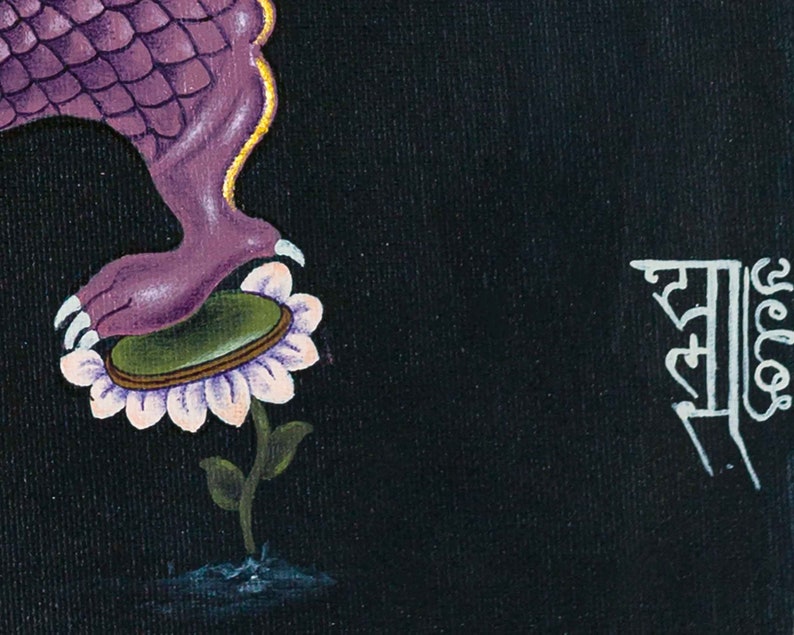 Traditional Hiti Manga or Makara Thangka Print Tibetan - Etsy