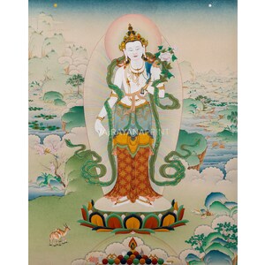 Trinity of Divine Grace: Standing Forms of Shakyamuni Buddha, Green ...