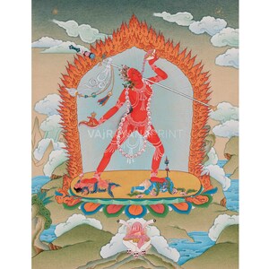Wrathful Dakini: Vajrayogini & Vajravarahi Thangka Set, High Quality ...