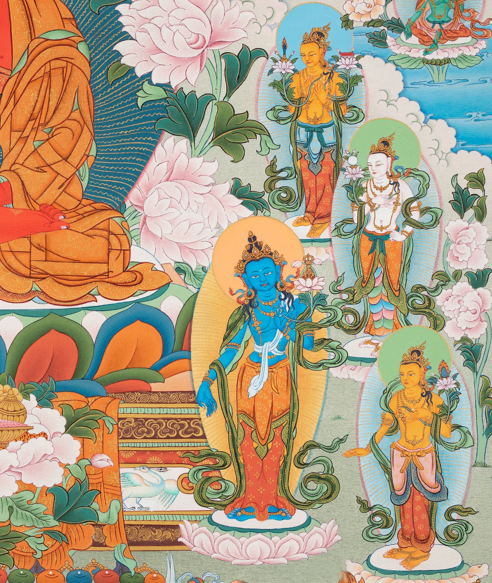 Buddha of Infinite Light Buddha Amitabha Pureland Thangka - Etsy