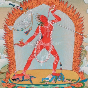 Wrathful Dakini: Vajrayogini & Vajravarahi Thangka Set, High Quality ...