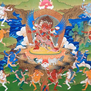 58 Wrathful Deities Thangka Print Bardo Thangka Painting High Quality ...