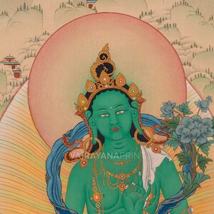 Trinity of Divine Grace: Standing Forms of Shakyamuni Buddha, Green ...
