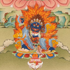 Dakini Vajravarahi Thangka Print the Goddess of Vajra Canvas Print for ...